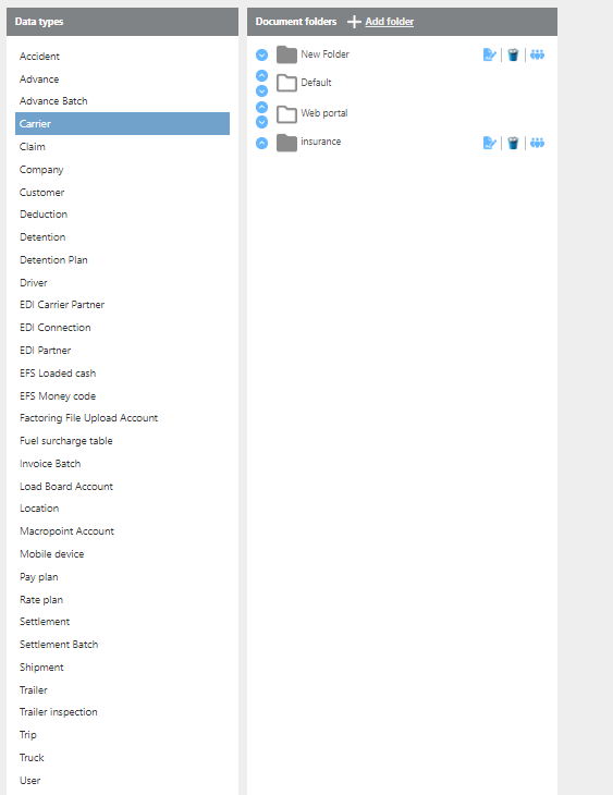 Set Up Document Folders