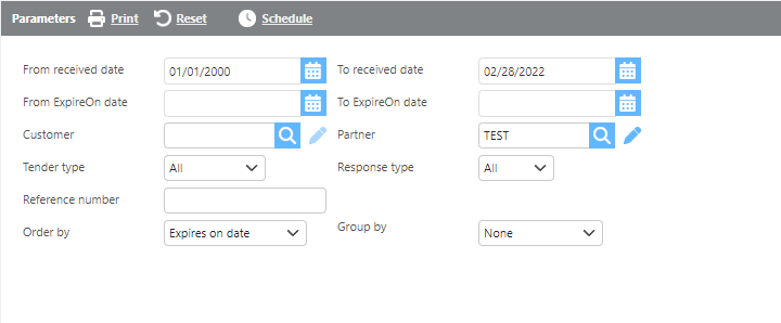 EDI Load Tender History